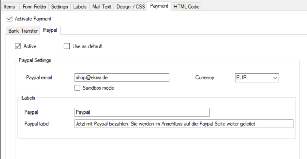 DA-OrderForm DA-Software