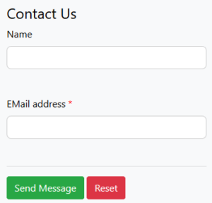 Form field with rounded corners DA-Software