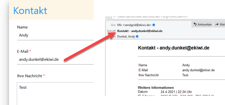 DA-FormMaker: Platzhalter im Betreff verwenden DA-Software